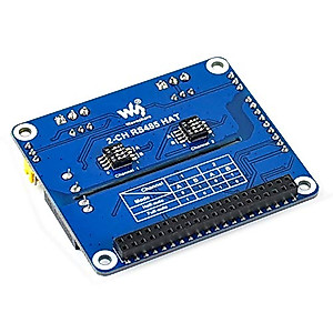 2-Channel Isolated RS485 Expansion HAT,SC16IS752+SP3485 Dual Chip Convert SPI to RS485 Data Rate up to 921600bps Embed Multi Protection Circuits,for Raspberry Pi 4B/3B+/3B/2B/Zero/Zero W