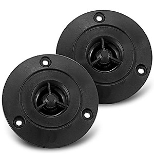 Facmogu 2PCS 3 Inch Black Stereo Tweeters Speakers, RMS 15W 8 Ohm Car Tweeters for Car Audio DIY & Replacing, DIY Car Vehicle Audio Speakers Tweeters