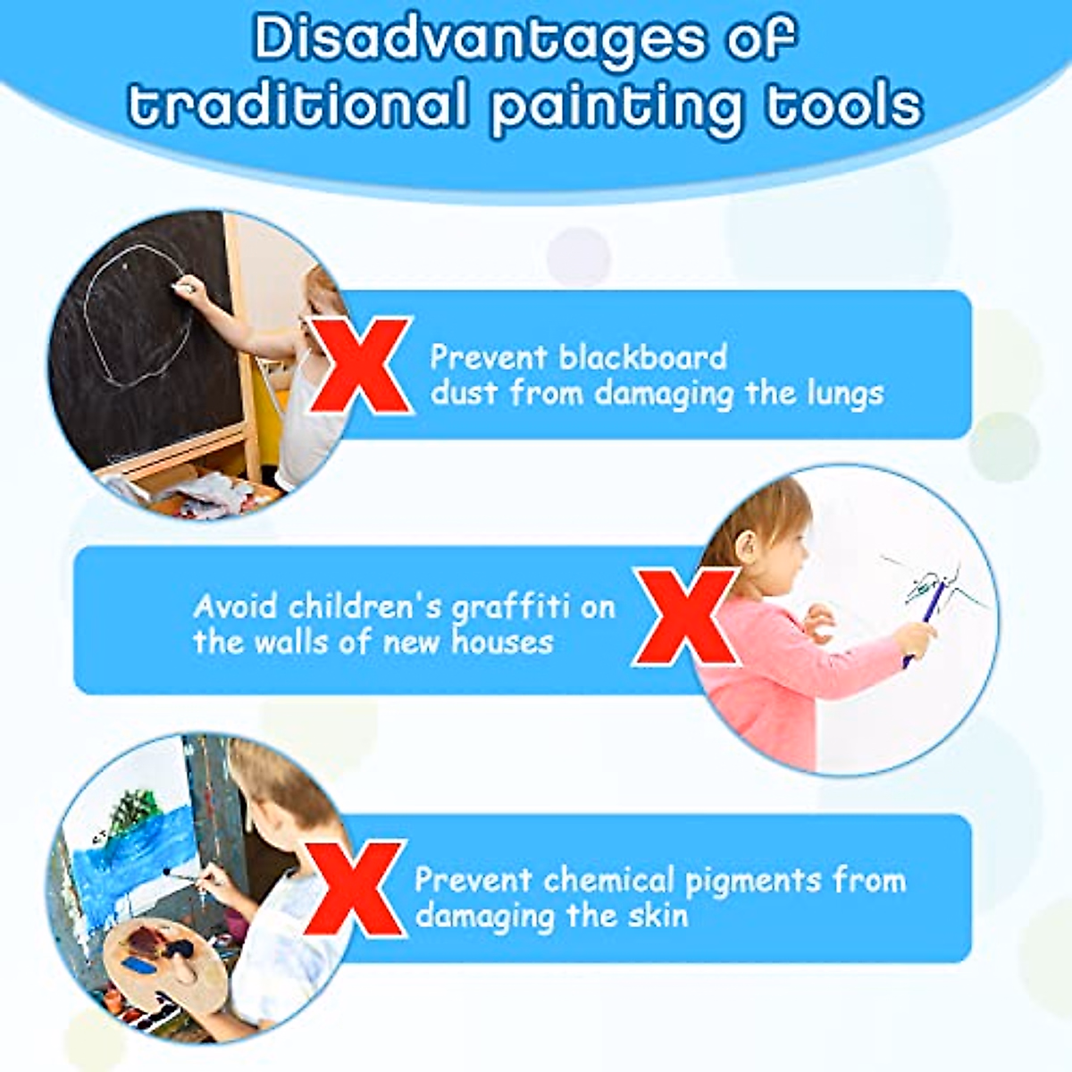 6 Pieces Replacement Stylus Drawing Pen 4.7 Inch Drawing Tablet Pens Kids' Electronics Pens for LCD Writing Tablet