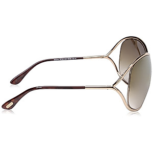 Tom Ford Women's FT0130 Sunglasses, Shiny Rose Gold