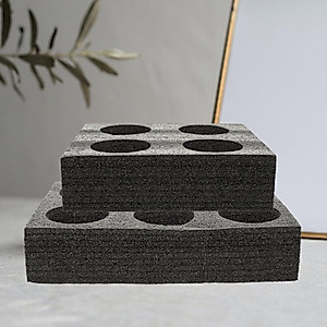 Cabilock 2pcs Pearl Cotton Cup Holder Drink Carrier Tray Cup Foam Holder Cup Carrier Tray Reusable Coffee Cup Carrier Tray car Coffee Cup Holder Drink Carrier for take Foam Stand Commercial