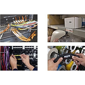 NEOUZA Compatible Label Tape Replacement for Brother Tze Tz 9mm x 8m (TZe-Fx221 Flexible ID Wire Cable Black on White) 5PK