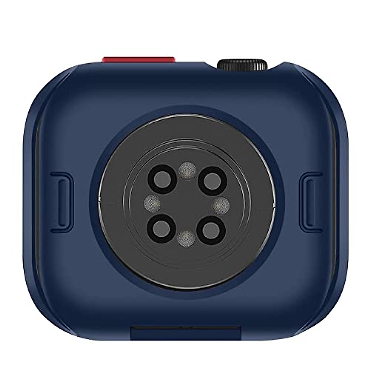 Botomore Matte Soft-Touch Bumper Compatible for Apple Watch Case 45mm/44mm Series 8/7/6/SE/5/4,Premium Military Grade Flexible Lightweight TPU Cover for iWatch Women Men - Blue [no Screen]