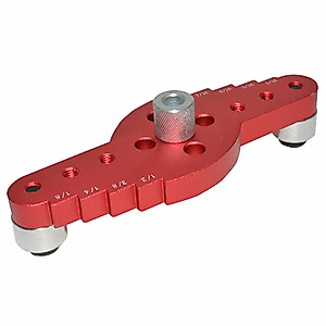 Singring Dowel Jig Kit Portable Self Centering Dowel Tools Cabinet Shelf Pin Jig Doweling Jig for Woodworking Punch Locator Drill Guide Tools and Equipment