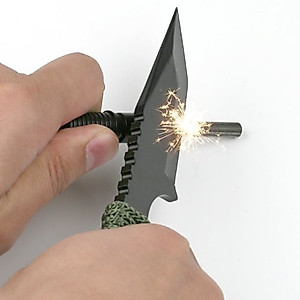 SE Outdoor Tanto Knife with Firestarter - KHK6320