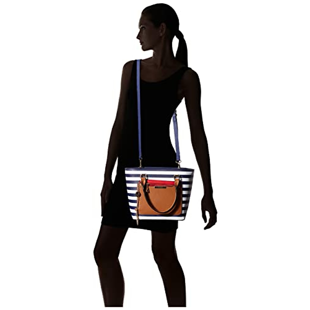 ALDO Women's Perimma Tote Bag, Navy Multi