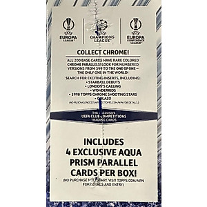 2023/24 Topps Chrome UEFA Club Competitions Soccer Value Box