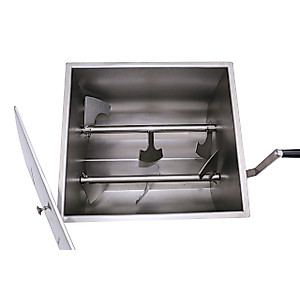 Hakka 60lb/30L Double Axis Manual Meat Mixer