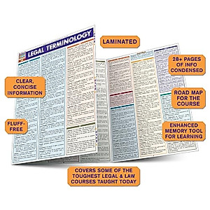 Legal Terminology QuickStudy Laminated Reference Guide (QuickStudy Law)