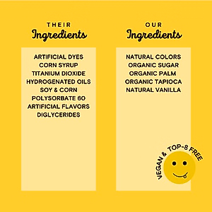 Naturally Colorful Vanilla Frosting by Supernatural - Sunshine Yellow - No Artificial Dyes, Vegan, Organic Ingredients, 12oz