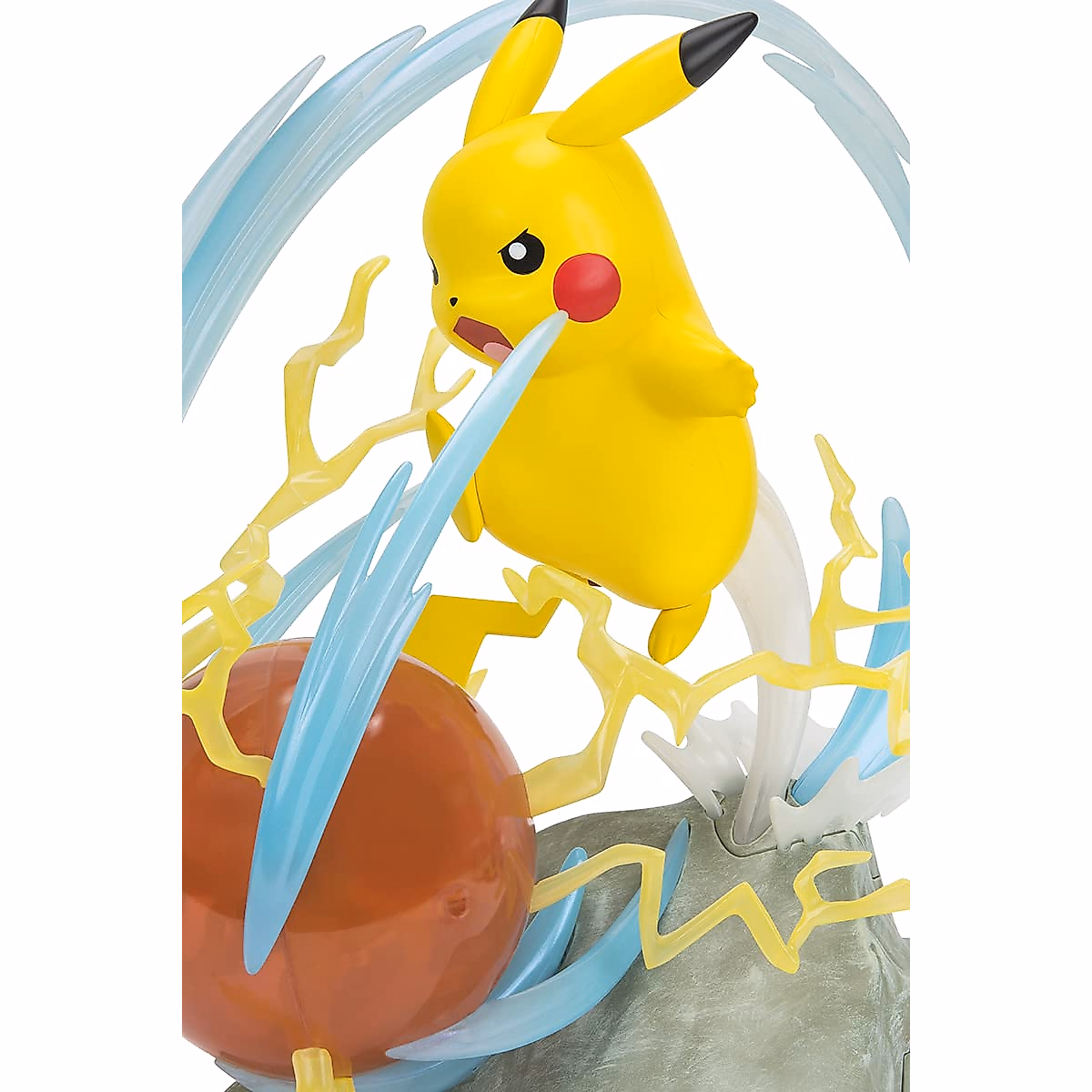 Pokemon Pikachu Deluxe Collector Statue Figure - Light FX - Collector Statue Pikachu - Authentic Details Collectibles for Fans Everywhere