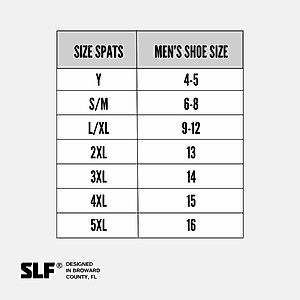 SLEEFS Spats/Football Cleat Covers [1 Pair - Youth Y] - Laces Covers/Wraps for Football, Baseball, Soccer, and Field Hockey - Youth and Adult Sizes for Men, Boys and Girls - Momma