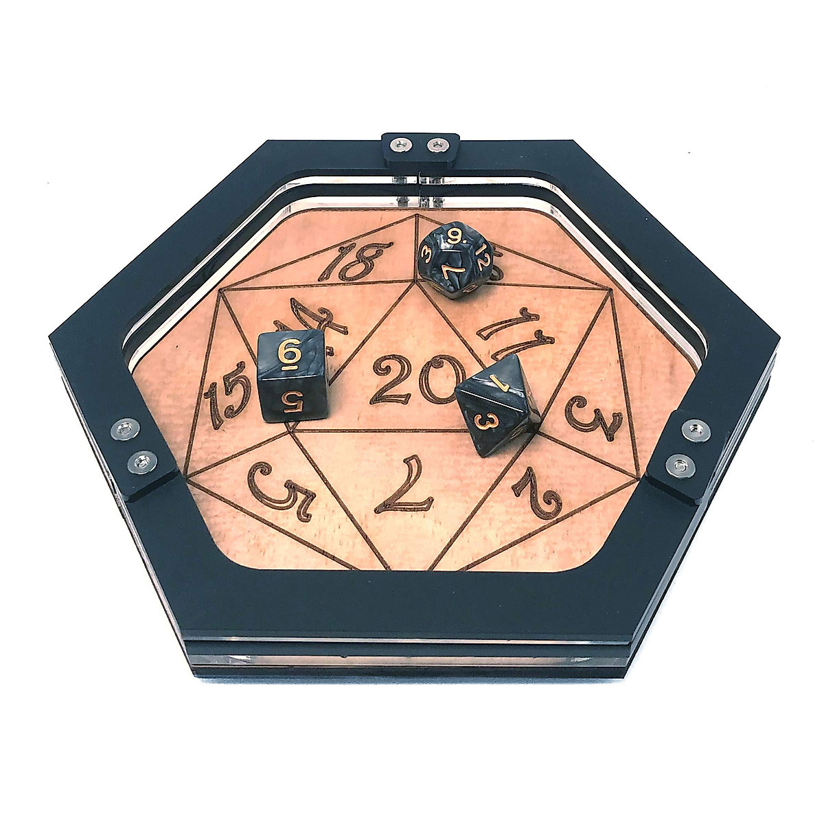 C4Labs Mini Personal Size Gaming D20 Dice Tray