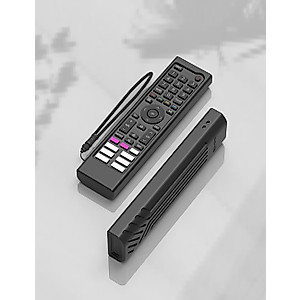 Silicone Hisense Remote Cover Compatible with Hisense Smart TV Remote ERF3C80H,2AVIGBR0001,25780-2AVIGBR0001,Skin-Friendly Case for A4H Series Android TV Remote Anti-Lost with Lanyard(Black)