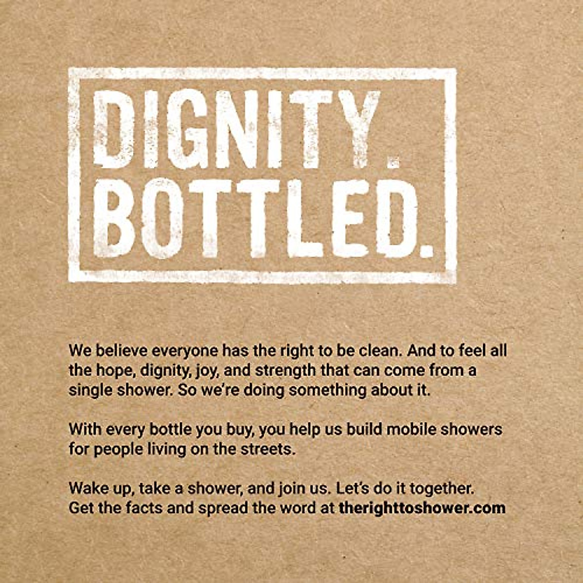 The Right to Shower Bar Soap Dignity, 7 Ounce