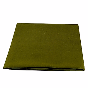 Rose Flavor Pre-Cut Quilting Linen Fabric,Craft Cloth,DIY for Sewing Crafting 60" by 1 Yard(Army Green)