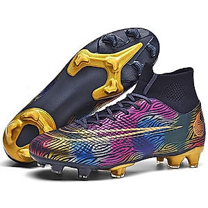 Men's Women's Unisex Soccer Cleats FG/AG Soccer Shoes Indoor Outdoor Turf Firm Ground High-top Spikes Younth Professional Training Football Boots