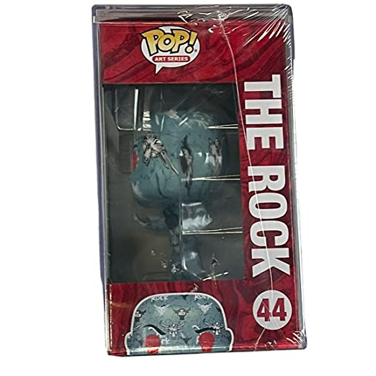 Funko Pop! WWE: The Rock Art Series Exclusive in Hard Protector