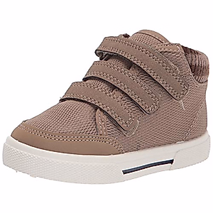 Simple Joys by Carter's Daniel High-Top Sneaker, Khaki Tan, 12 US Unisex Little Kid