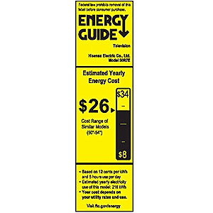 Hisense 50R7E 50-Inch 4K Ultra HD Roku Smart LED TV HDR (2019)