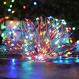 ZBM--ZBM Solar Lights Outdoor, Fairy Lights (20 Lights-200 Lights 8 Modes) Solar Garden Lights, 2m-20m Copper Wire Solar String Lights, Waterproof For Halloween, Christmas, Tree, Garden, Home, Wedding