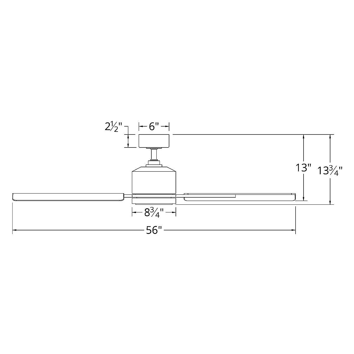 Cervantes Smart Indoor and Outdoor 4-Blade Ceiling Fan 56in Graphite Weathered Gray with 2700K LED Light Kit and Remote Control works with Alexa, Google Assistant, Samsung Things, and iOS or Android App