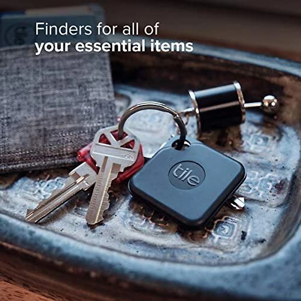 Tile Slim + Pro (2020) 4-Pack (2 Slims, 2 Pros) - High-Performance Bluetooth Tracker, Keys Finder and Item Locator for Keys, Bags, Wallets and More, Water Resistance and 1 Year Replaceable Battery