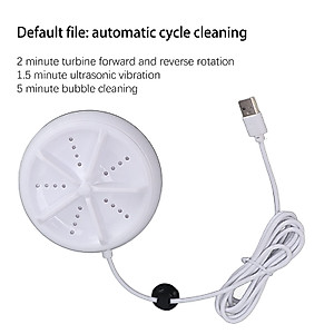 10L Foldable Washing Machine, Underwear Washing Machine, Turbine Washer for Baby Clothes, Small Washer for Apartment, Travel, Dorm, RV, Gift Choice (blue)