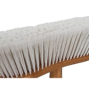 Harper Live.Love.Clean. Smooth Surface Bamboo Household Broom for Indoor Sweeping of Pet Hair, Dirt, Dust on Hardwood Floors, Tile, and Laminate
