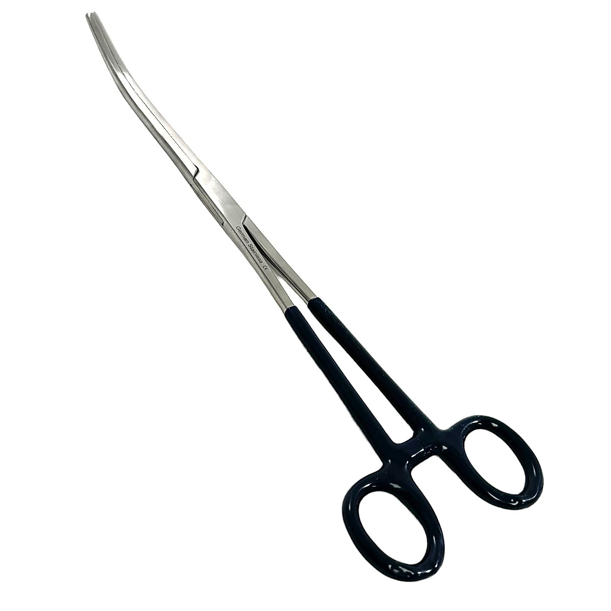German Stainless Curved Forceps, Hemostat Forceps clamp 10" (Cynamed Brand)