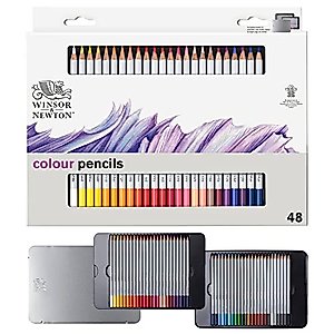 Winsor & Newton Studio Collection Artist Pencils, Color Pencils, Set of 48