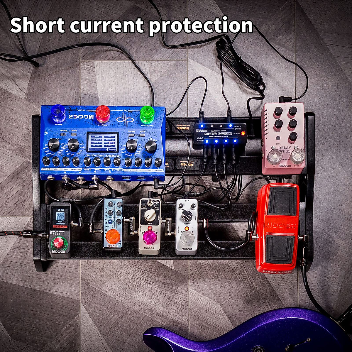 MOOER Micro Power Effects Power Supply for Mini Rigs