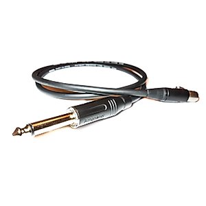 L6C-S Premium Replacement Cable for Line 6 Relay G50, G55, G90, AKG, & Shure Wireless Systems - Gold Straight