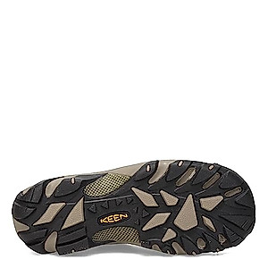 KEEN mens Targhee 2 Soho Slip on Leather Casual Shoe, Veg Brown/Black, 10.5 US