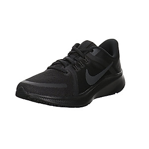 Nike Men's Quest 4 Platform Running Shoes, Black/Dk Smoke Grey, 10.5 M US