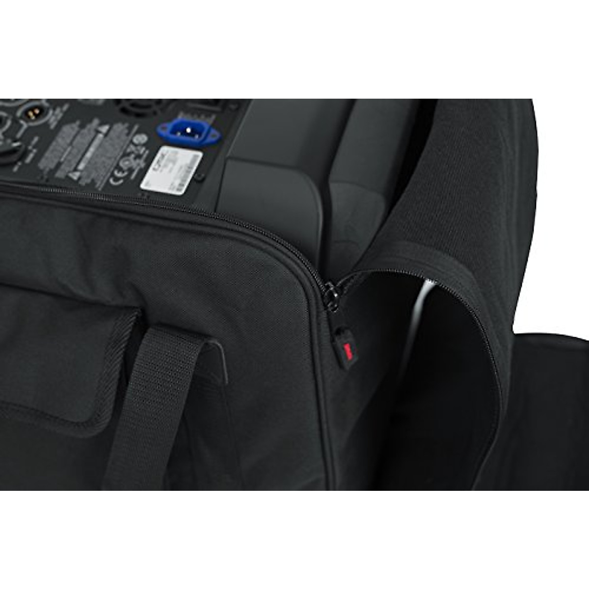 Gator Cases Heavy-Duty Speaker Tote Bag for Compact 12" Speaker Cabinets; Fits QSC K12, Yamaha DXR12 and more (GPA-TOTE12),Black