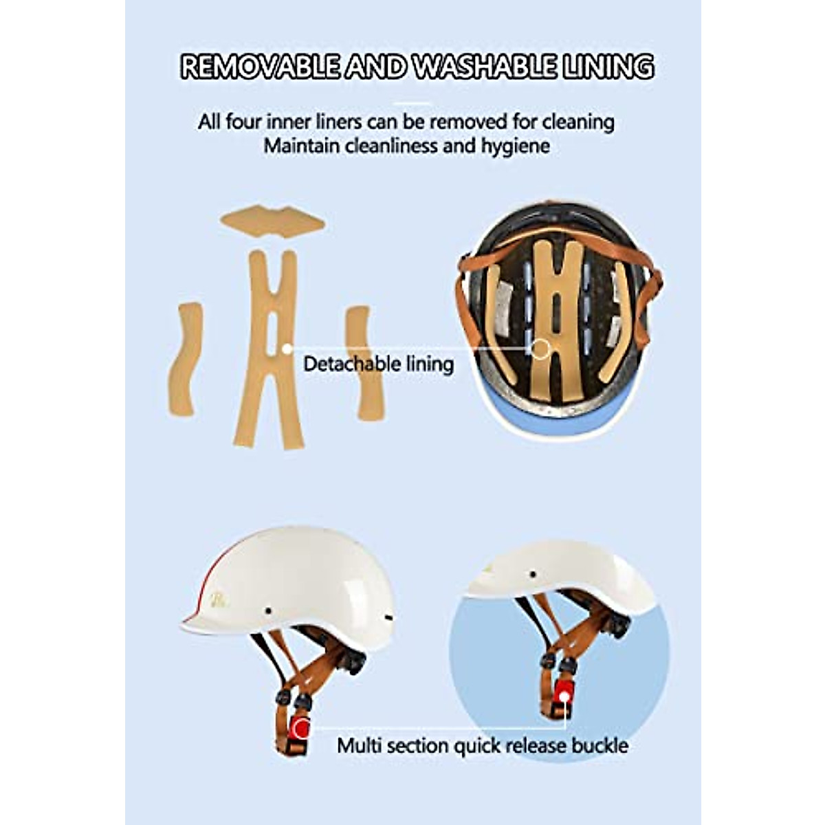 Cute Style Motorcycle Open Face Helmet with Visor, Vespa Youth DOT/ECE Certified Sunscreen Retro Half Helmet Summer Cruiser Jet Pilot Scooter Moped Motor Helmet for Men Women (E,Medium)