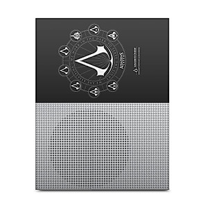 Head Case Designs Officially Licensed Assassin's Creed Crests Legacy Logo Vinyl Sticker Gaming Skin Case Cover Compatible With Xbox One S Console