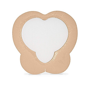 Bordered Silver Silicone Ag Sterile Highly Absorbent Antibacterial Dressing, Sacral, Sacrum 7"x 7" (4.9"x 4.7" Pad), 5 dressings, MedHeal by MedvanceTM/Box