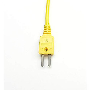 Digital k-Type Thermocouple Thermometer with Angled High Temperature Surface Probe Sensor