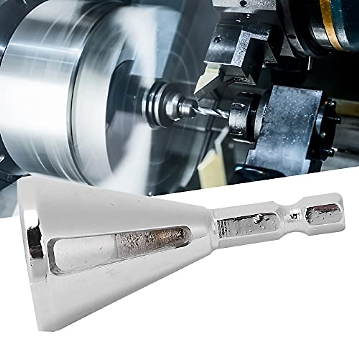 Chamfer Cutter, Stainless Steel Deburring External Chamfer Tool Drill Bit for Quickly Repairs Damaged Metal