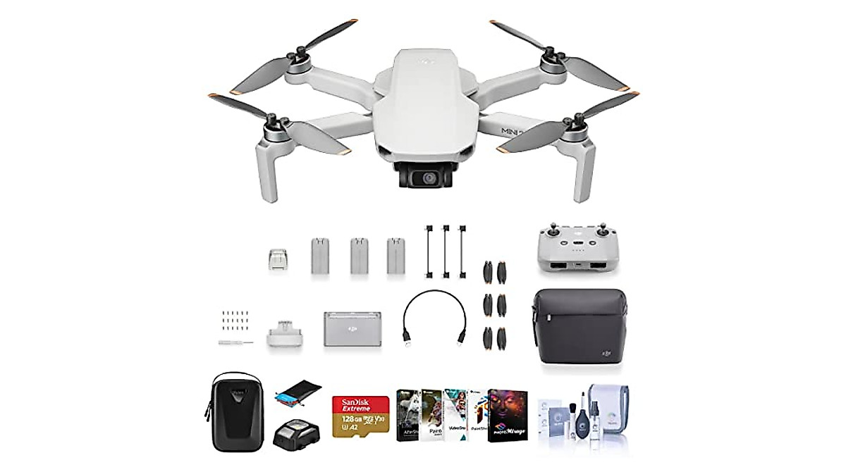DJI Mini 2 SE Fly More Combo Drone Bundle - Capture Stunning HD