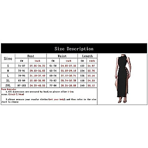 Women's Sexy Hollow Out Small High Neck Sleeveless High Slit Side Lace Up Criss-Cross Bandage Bodycon Club Party Mixi Dresses Orange