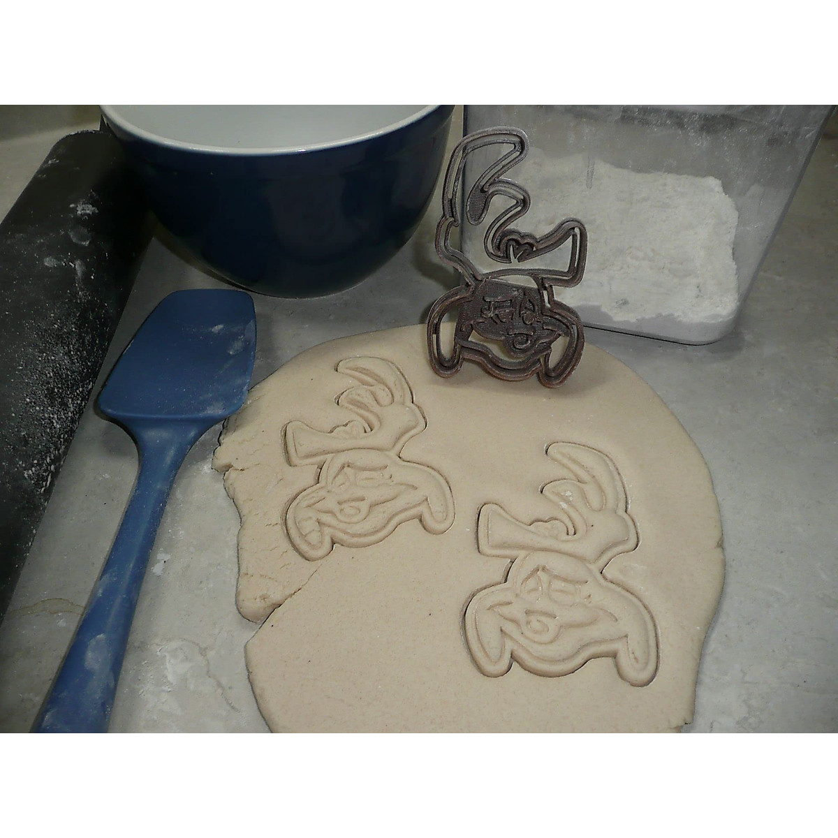 YNGLLC GRINCH AND MAX THEMED FACES CHRISTMAS MOVIE SET OF 2 COOKIE CUTTERS MADE IN USA PR1626, Multicolor