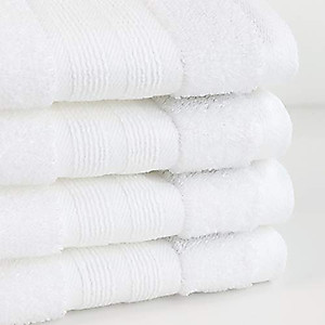 Made Here American Heritage by 1888 Mills 100% Organic Cotton Luxury Washcloth(8pk) - White