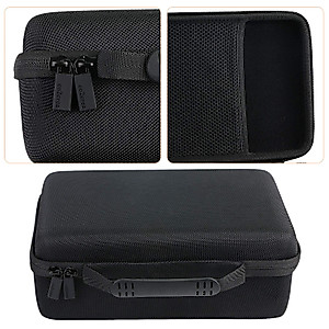 co2CREA Hard Carrying Case replacement for Zoom FOUR Bass Guitar Multi-Effects Processor Pedal (Zoom G1X B1X A1X FOUR Guitar Case, Black Case)