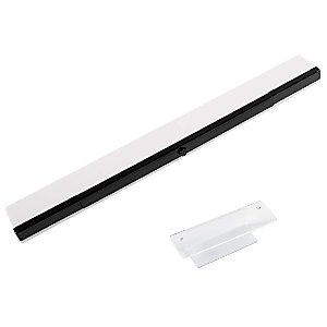 Aokin Sensor Bar for Wii, Replacement Wireless Infrared Ray Sensor Bar for Nintendo Wii and Wii U Console, Includes Clear Stand, White