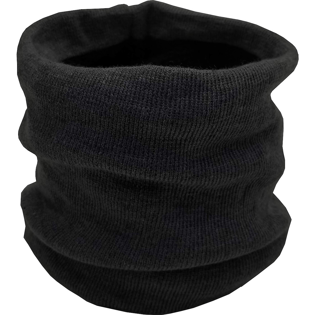 Winter Thermal Neck Gaiter, 4 Pack Fleece Lined Interior Face Scarf Tube Wrap, Mens Womens Bulk (4 Pack Assorted Solids)