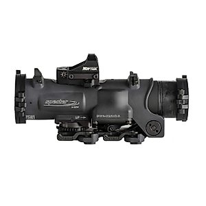 ELCAN SpecterDR 1x/4x Dual Role Optical Sight, 5.56 Ballistic Reticle with Anti-Reflection Device & Flip Covers (DFOV14-C1-X4)