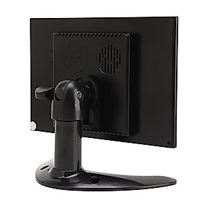 CHICIRIS Computer Desktop Monitor, Capacitive Touchscreen Monitor Remote Control VGA AV DC Input 7 Inch for Gaming (US Plug)